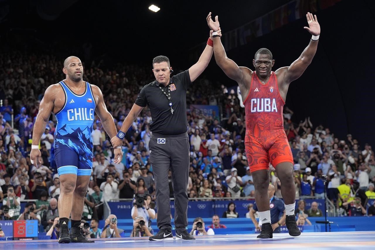 Cuban Greco-Roman wrestler Mijain Lopez wins record fifth straight gold ... Cuban Greco-Roman wrestler Mijain Lopez wins record fifth straight gold ...