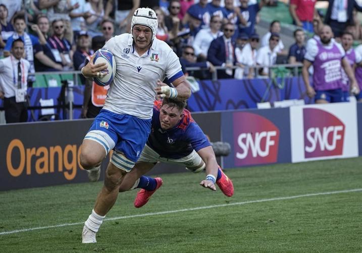 Italy flatters in record opening win over Namibia at Rugby World Cup