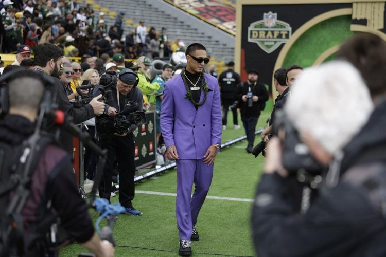 Panthers select Arizona WR Tetairoa McMillan with No. 8 pick in NFL draft