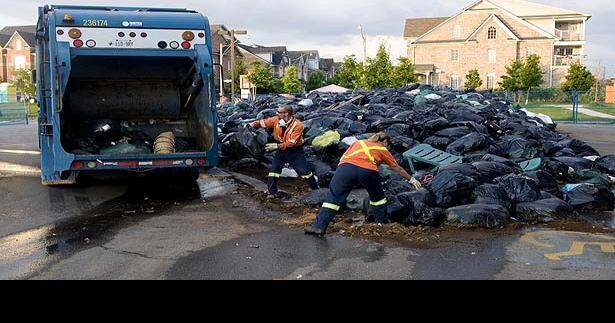 Finally, it's garbage day