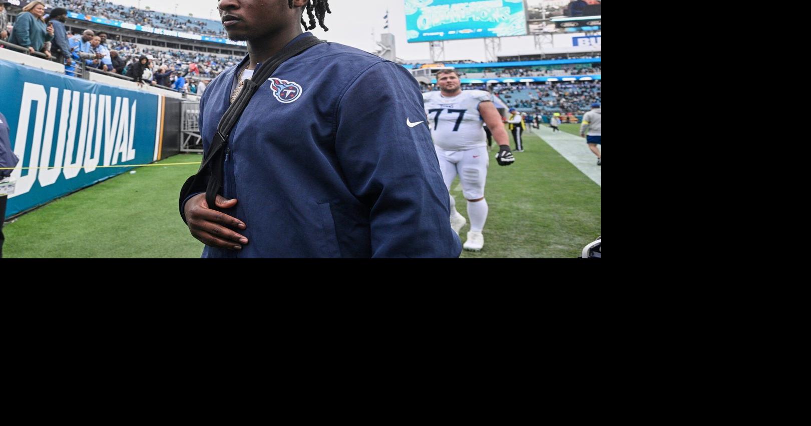 Titans QB Cam Ward relieved about shoulder injury as team starts ...