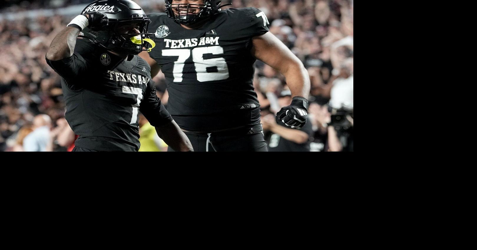 Concepcion has 2 TD catches to lead No. 6 Texas A&M past Mississippi State, 31-9