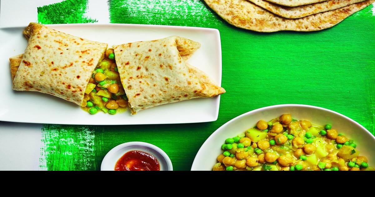 Trinidadian Chickpea Roti