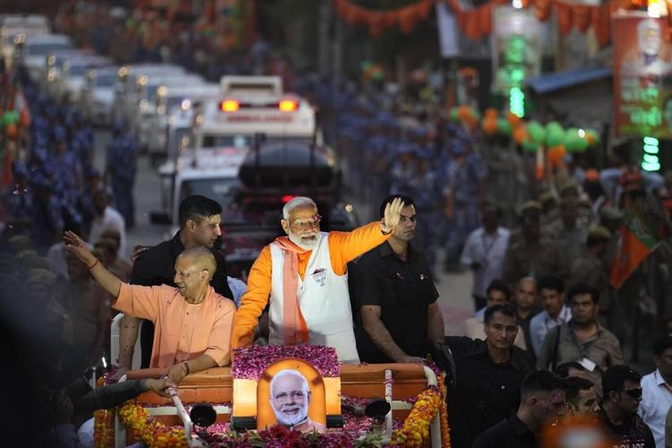 India Pm Modi Files His Nomination To Run For A Third Term In General