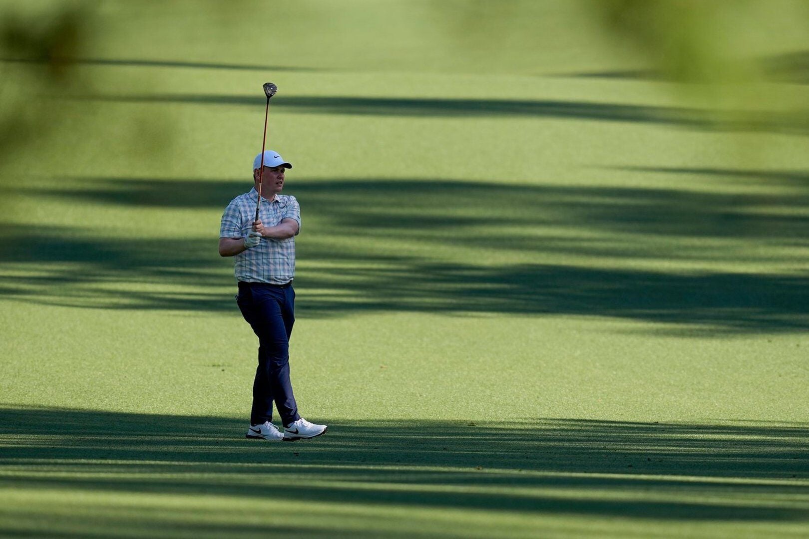 Robert MacIntyre gives middle-finger salute as firm, fast Augusta ...