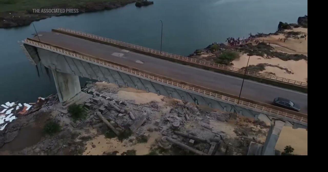 Bridge collapse in Brazil leaves at least 2 dead and a dozen others missing