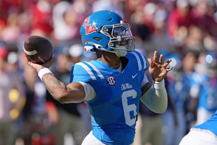 Chambliss' 385 scrimmage yards propels No. 13 Mississippi past No. 4 ...
