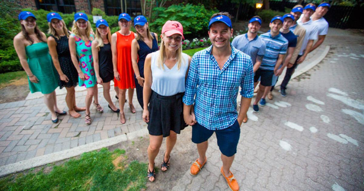 Wedding guests joining bride and groom for Sunday’s Blue Jays game