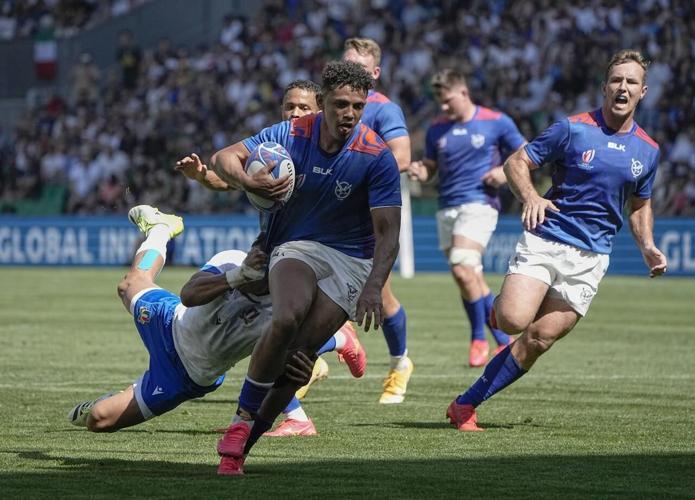 Italy flatters in record opening win over Namibia at Rugby World Cup
