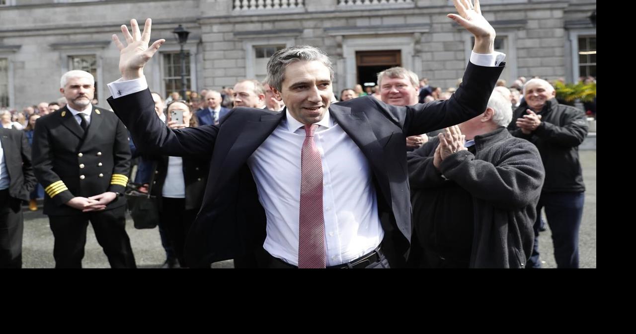 Simon Harris is installed as Ireland's new prime minister. He's the ...