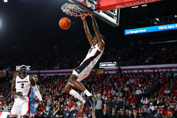 No. 23 Georgia rallies in the 2nd half to beat Long Island University 89-74