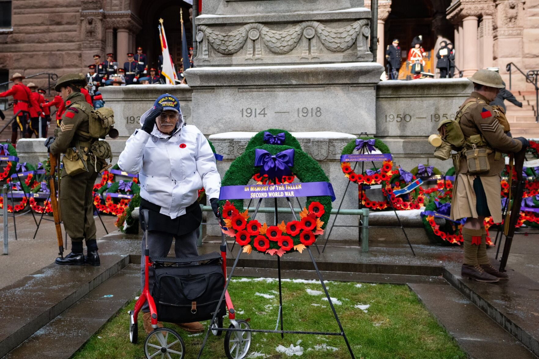 Remembrance Day ceremony at Old City Hall honours the fallen