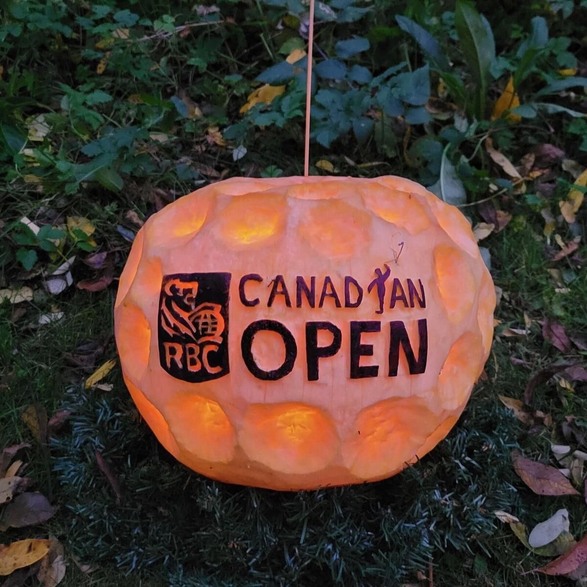 Pumpkin inspires Nick Taylor RBC Canadian Open logo