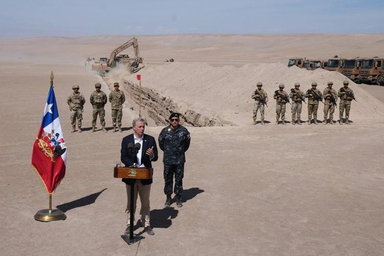 Chile's new far-right president launches work on border barrier