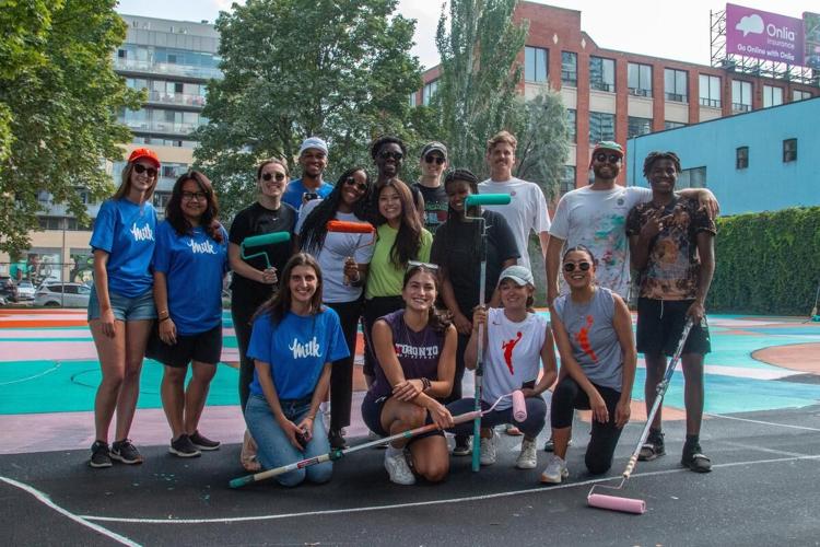 Canada’s first WNBA-themed basketball court lands in Toronto