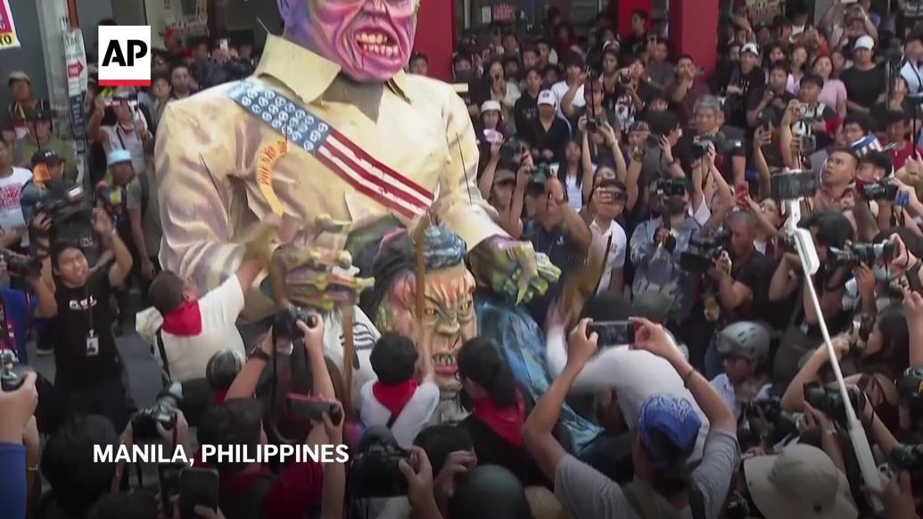 Thousands in Philippines protest corruption and demand return of stolen ...
