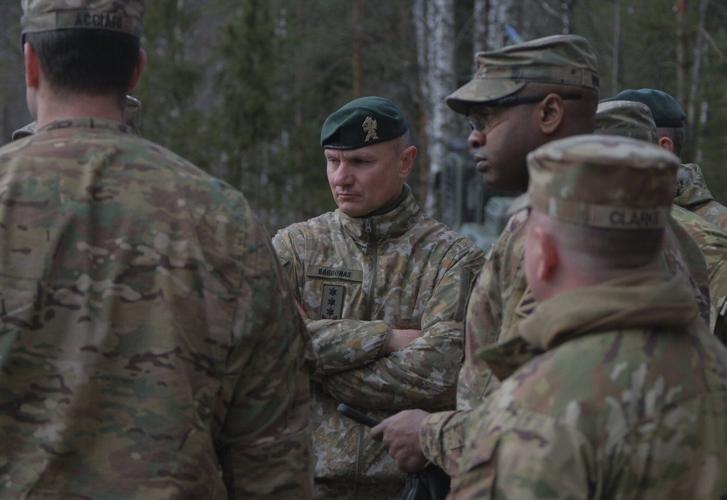 US and Lithuanian forces struggle to drain swamp to recover 4 soldiers ...