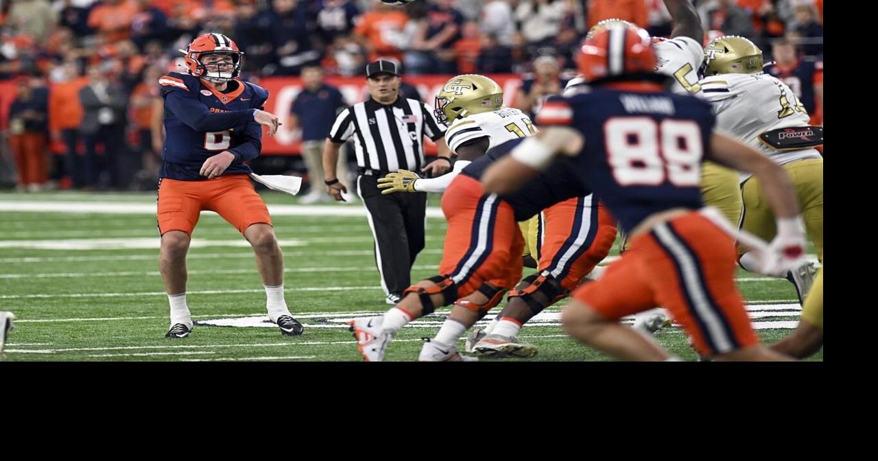 Kyle McCord passes for 4 TDs as Syracuse knocks off newly ranked No. 23 ...