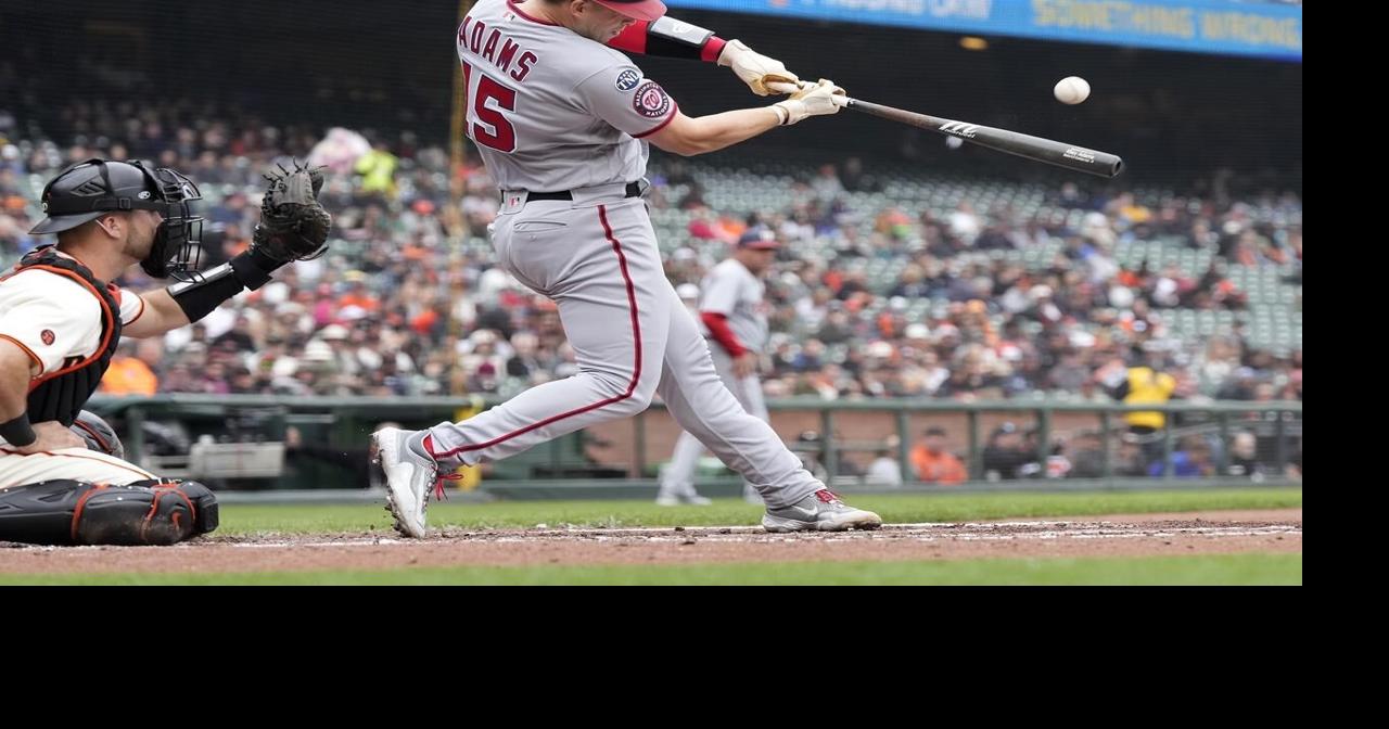 Adams, Thomas homer, Nationals beat Giants 11-6 behind Gray
