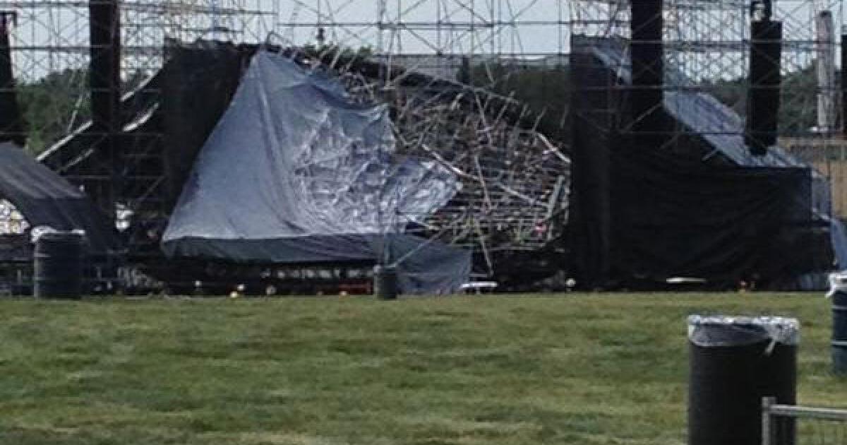 Radiohead stage collapse: One dead, one seriously hurt at Downsview ...