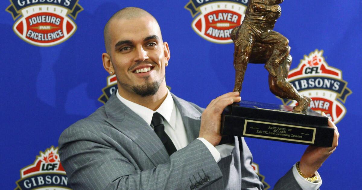 Former Argo star Ricky Foley returns to T.O. with Roughriders