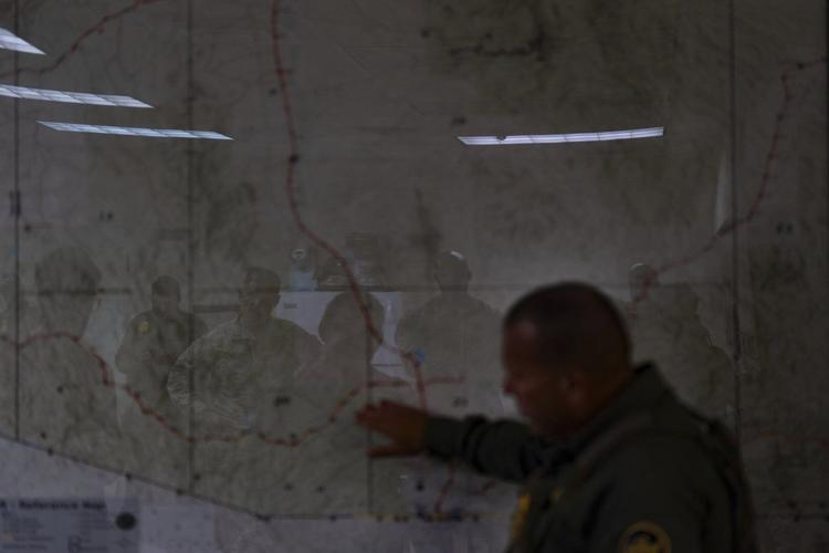 Photos of the US troop deployment at new militarized zones on the ...