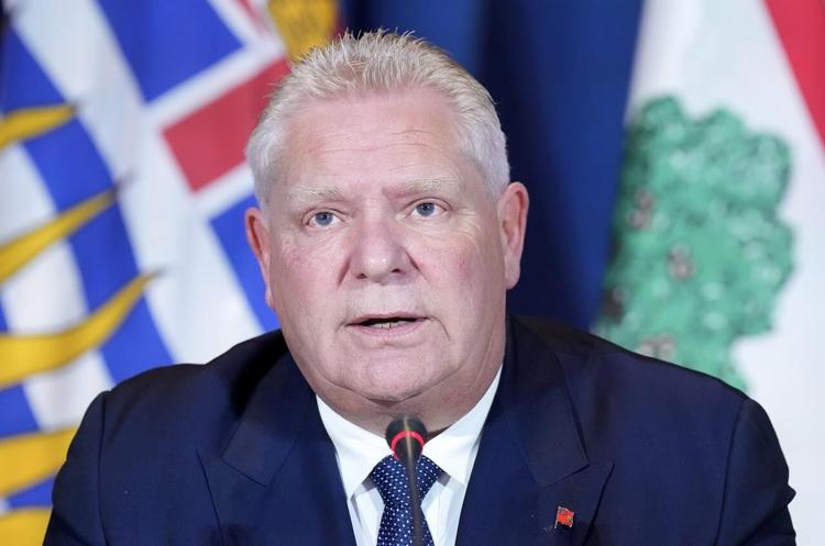 Doug Ford bristles at Alberta premier’s Trump comments