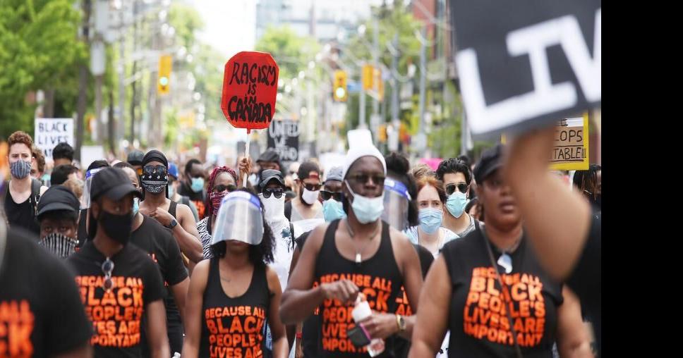 Protesters take to the streets for peaceful anti-Black racism marches