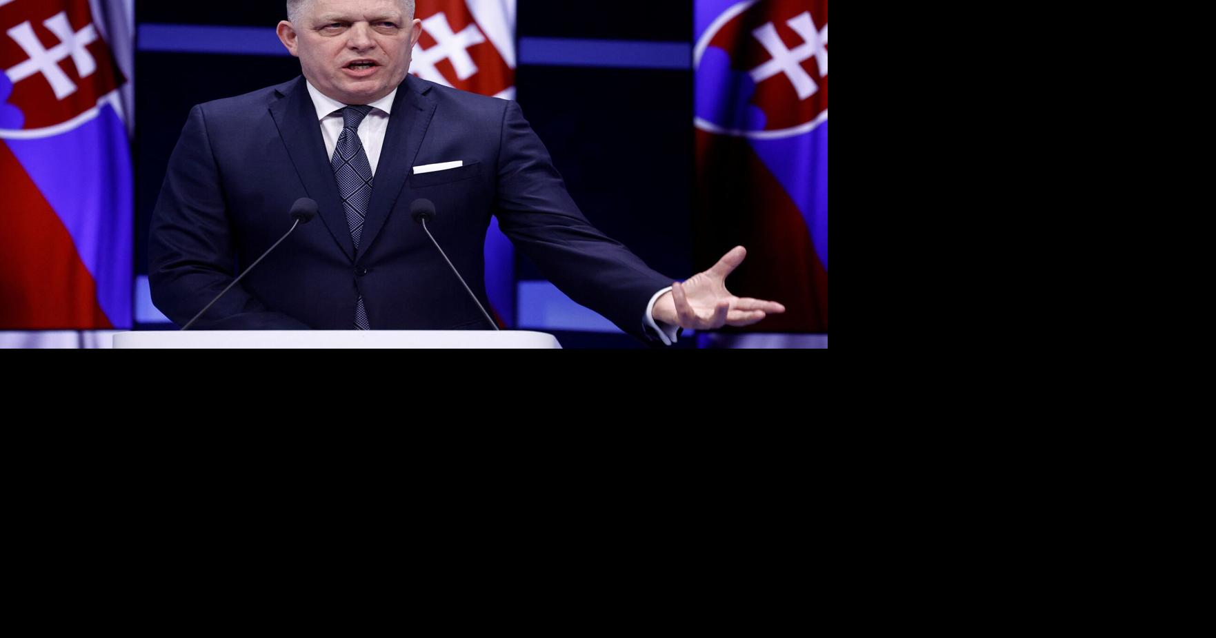Slovakia's Fico says he was targeted for Ukraine views, in first speech ...