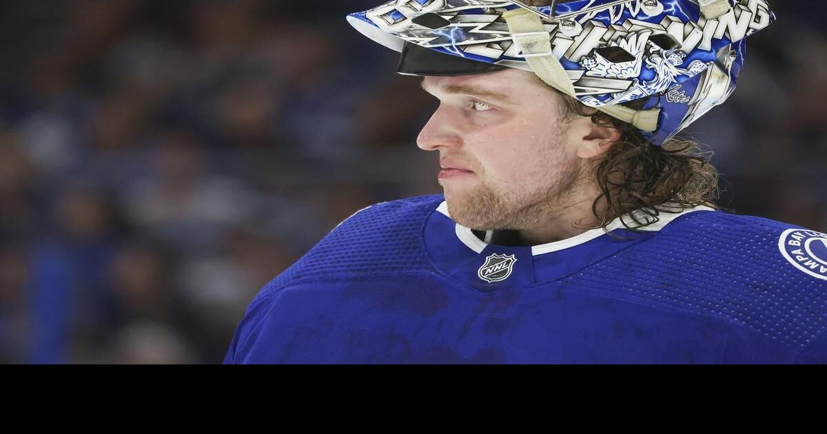 Tampa Bay’s Andrei Vasilevskiy has a solution for seeing-eye goals