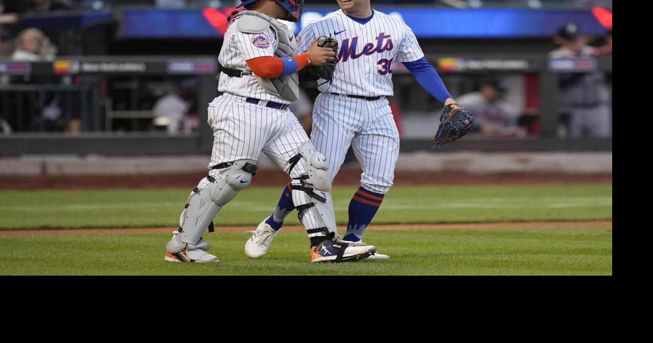 Álvarez’s double helps Mets split doubleheader with Braves