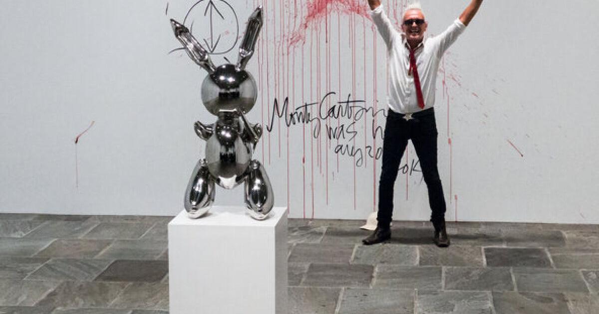 Toronto performance artist Istvan Kantor targets Jeff Koons exhibit