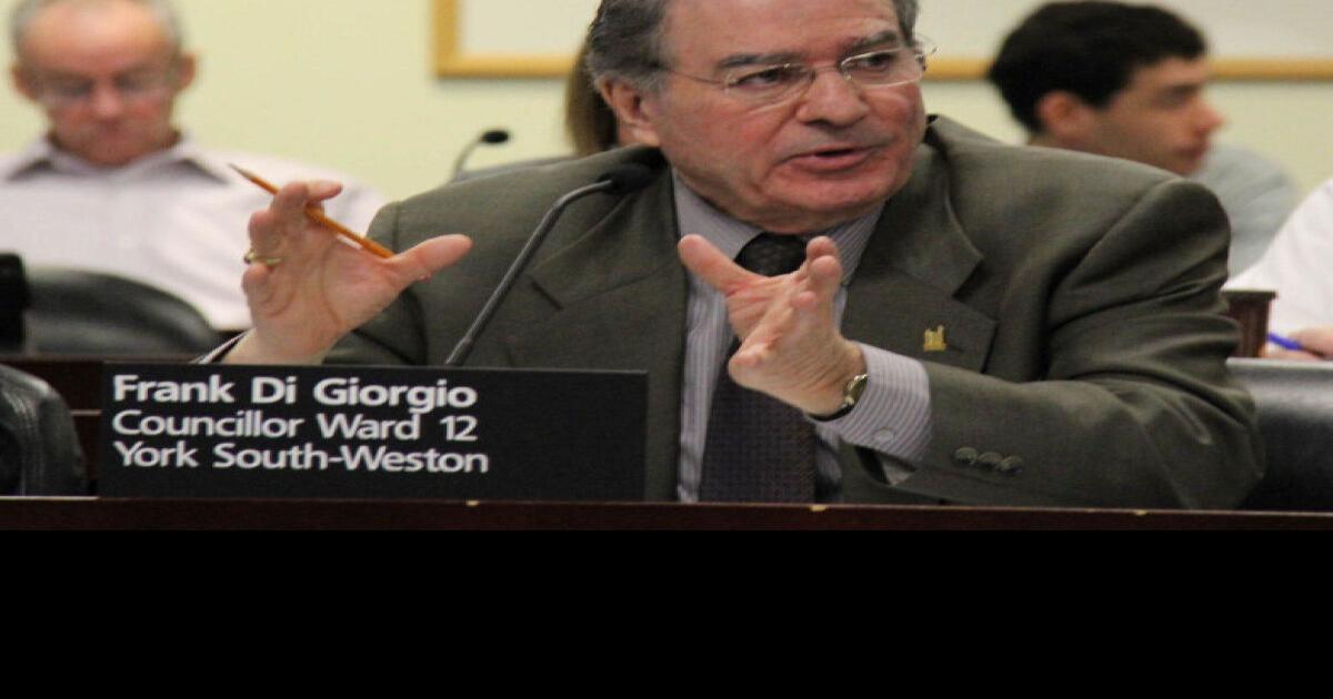 Toronto Councillor Frank Di Giorgio named budget chief by Mayor Rob ...