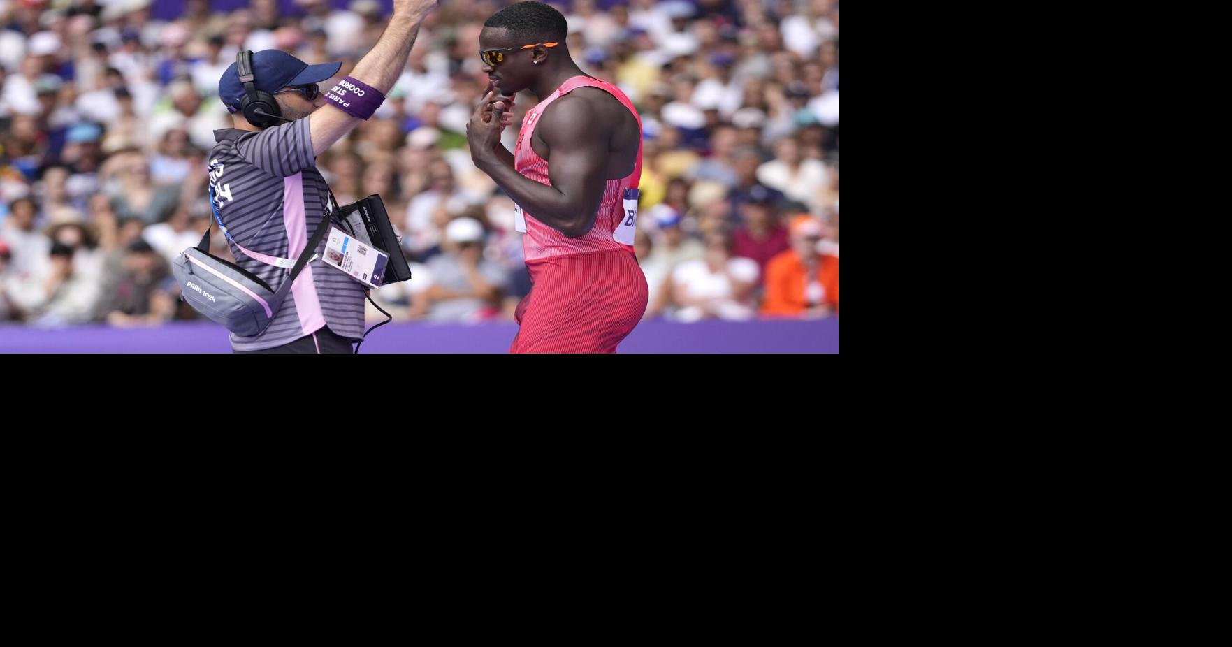 Disaster start on Paris Olympics track for Canadian sprinter