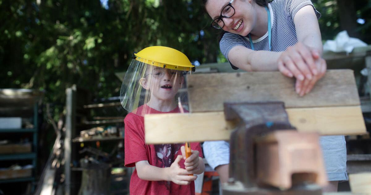 In a park behind a Toronto rehab centre, joy for kids