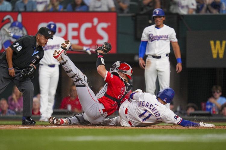 Kumar Rocker strikes out 8 and earns 1st MLB win as Rangers sweep ...