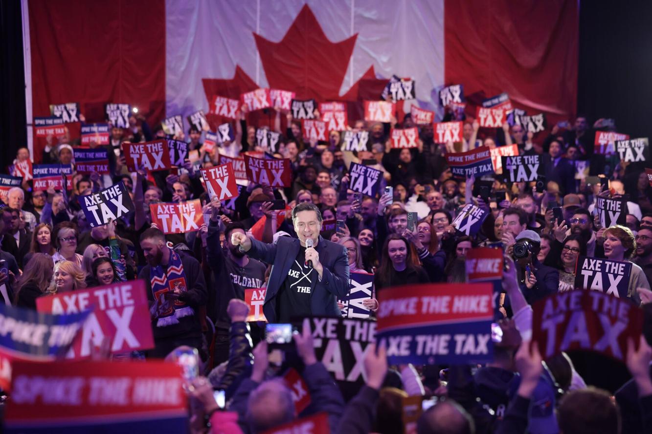 Poilievre’s anti-carbon-tax rally draws big crowd