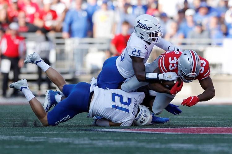 No. 9 Buckeyes struggle with Tulsa, pull away for 41-20 win