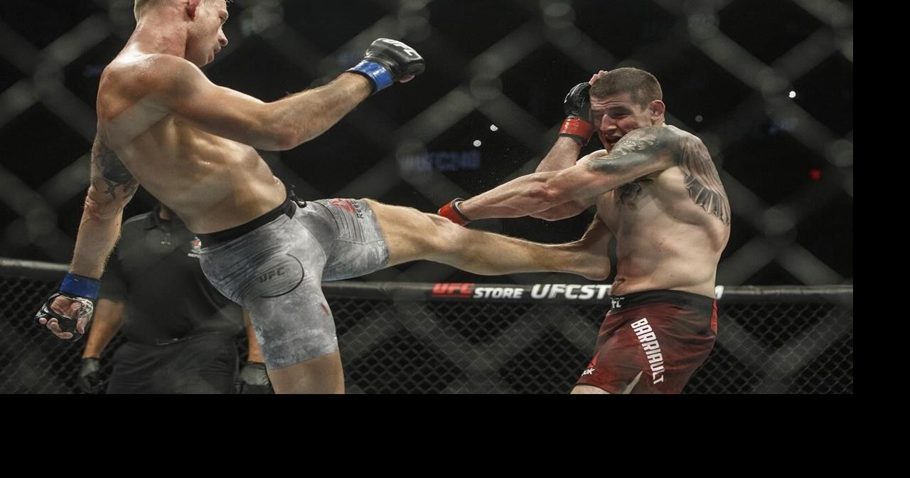 Canadian middleweight Marc-Andre (Power Bar) Barriault wins again in UFC