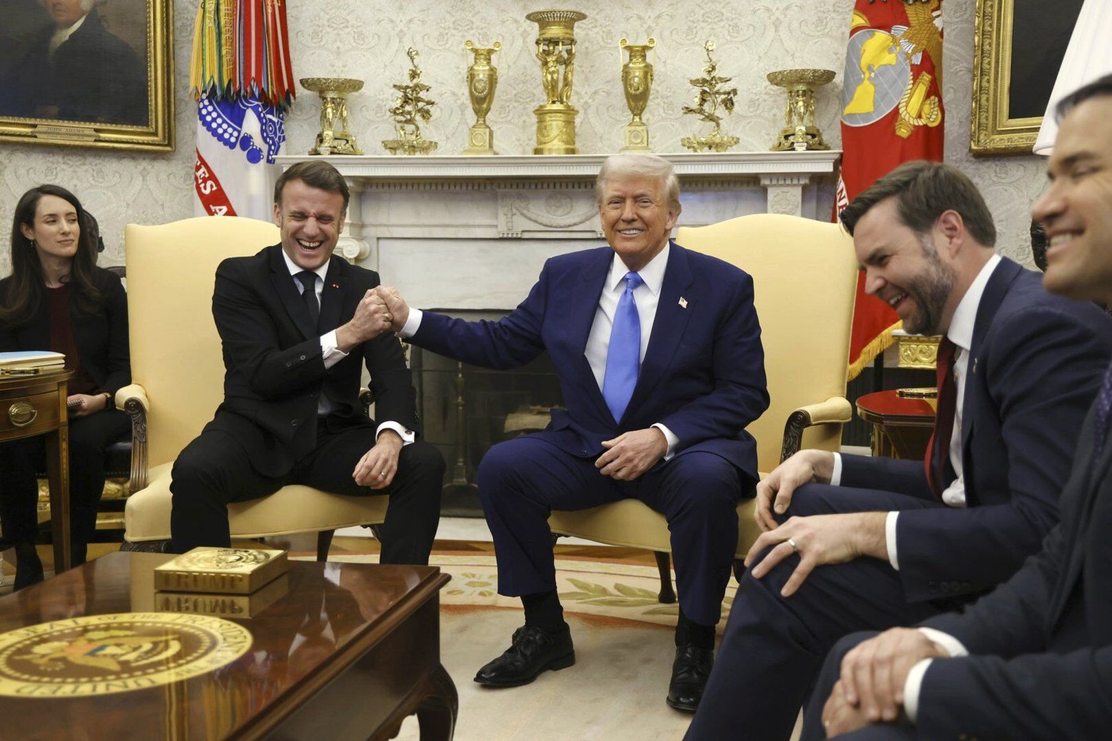 Macron got no promises on Ukraine but called his meeting with Trump a ...