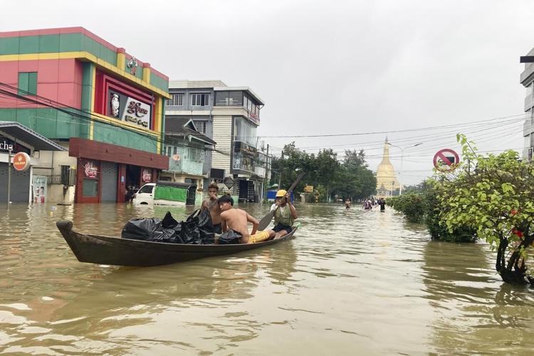 Heavy flooding in southern Myanmar displaces more than 14,000 people