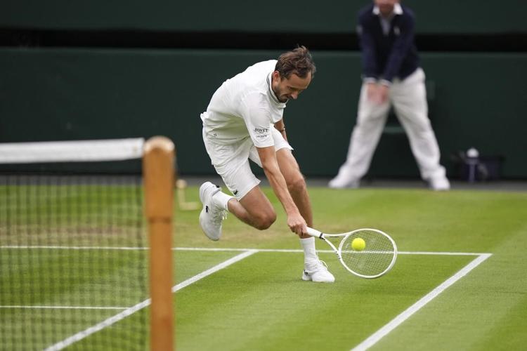 Daniil Medvedev gets the Wimbledon crowd behind him after missing last year because he is Russian