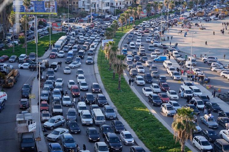 Photos show people fleeing and buildings wrecked after Israeli strikes ...