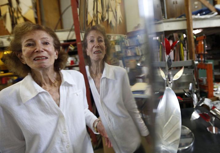 Seasoned sculptor makes waves with art in motion