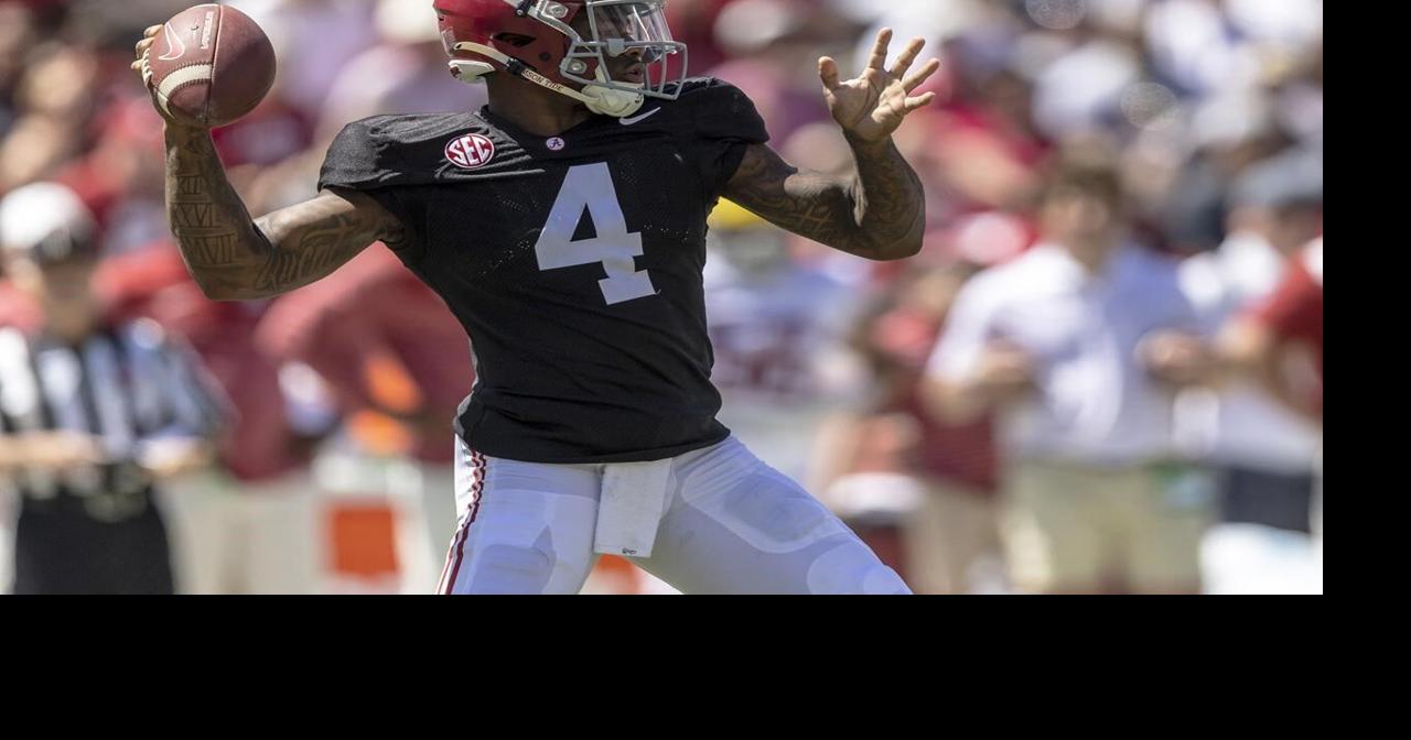 Alabama’s Milroe, Simpson vying to replace Bryce Young