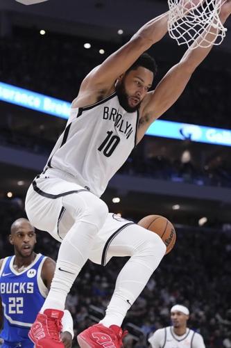 Nets rally late for 111-105 victory over Bucks, who played again without Antetokounmpo and Lillard