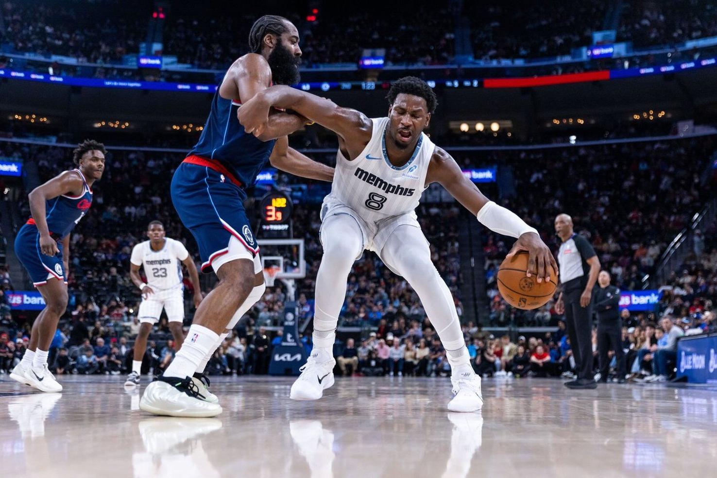 Jaren Jackson Jr. scores 31 points, Cam Spencer adds 27 as Grizzlies beat Clippers 121-103
