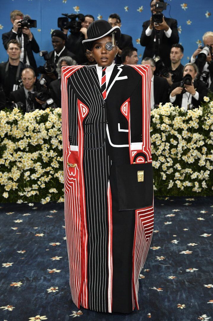 Janelle Monáe embraces dandyism at the Met Gala with help from an Oscar ...