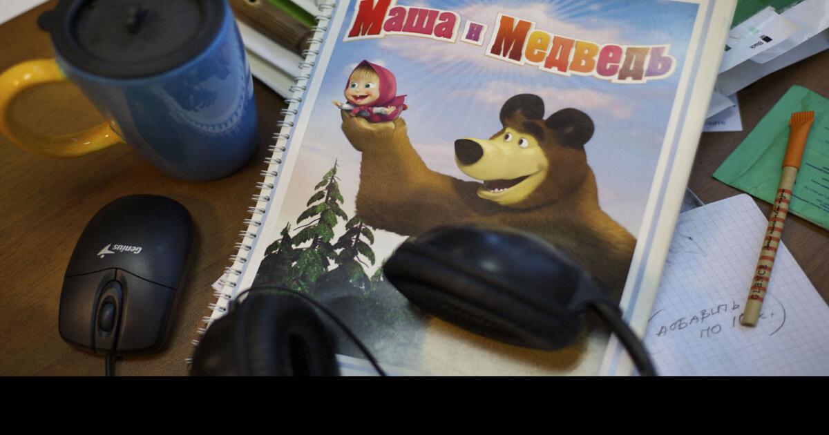 How a goofy Russian cartoon bear is conquering the world
