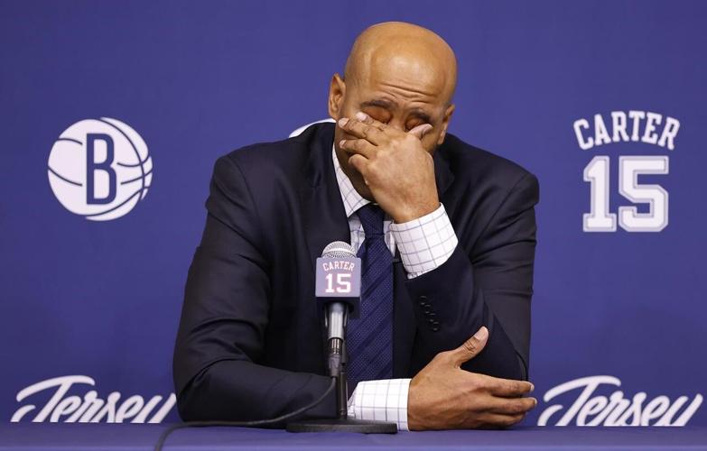 Nets retire Hall of Famer Vince Carter's No. 15 jersey